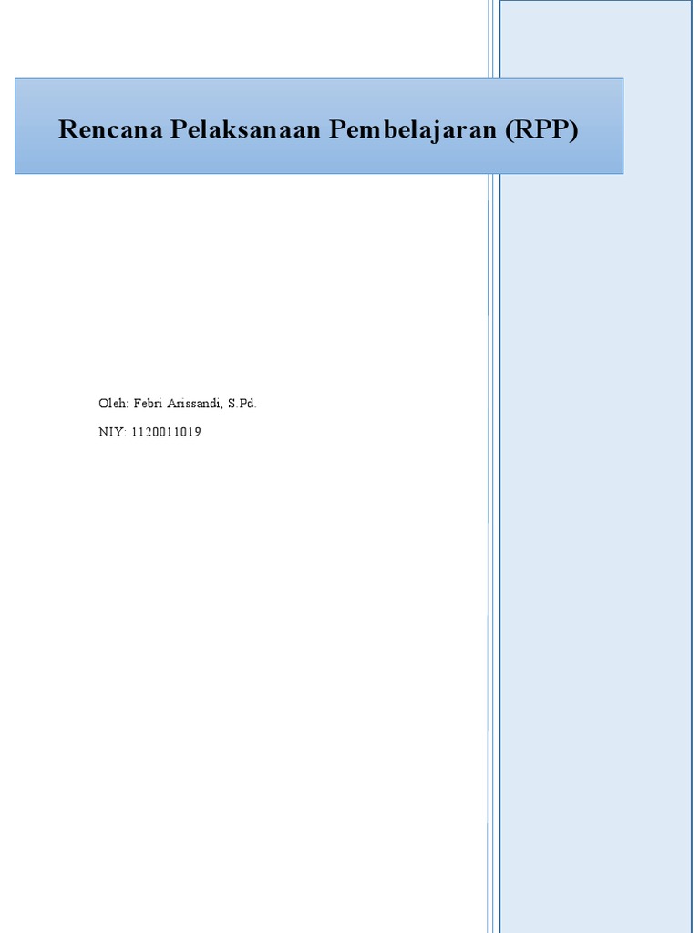 3 RPP Supervisi XII | PDF | Karier & Perkembangan