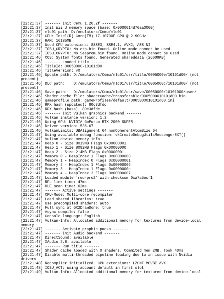 Log | PDF | Graphics Processing Unit | Computing