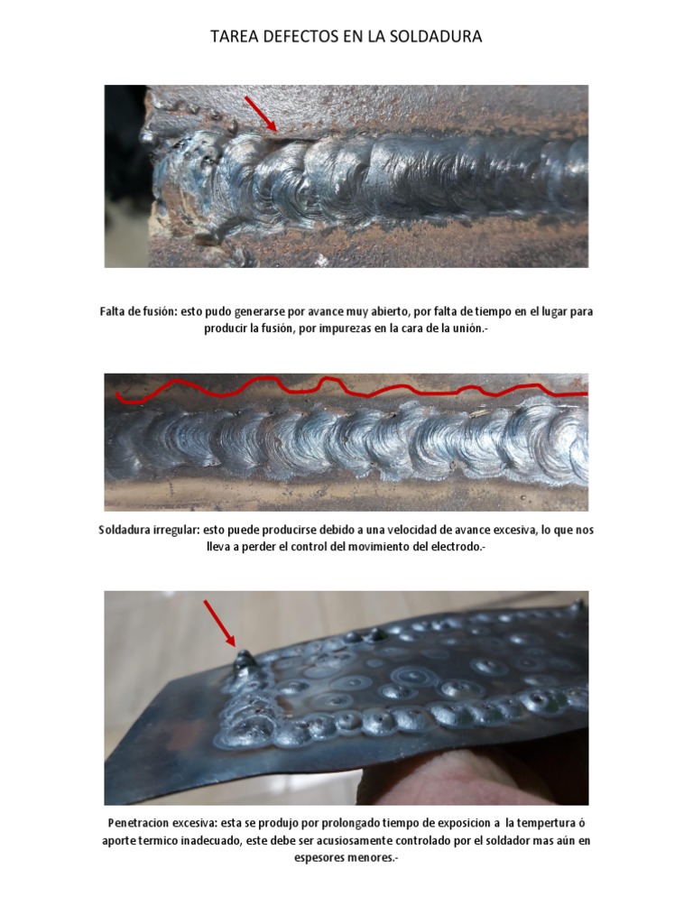 Tarea Defectos en La Soldadura | PDF