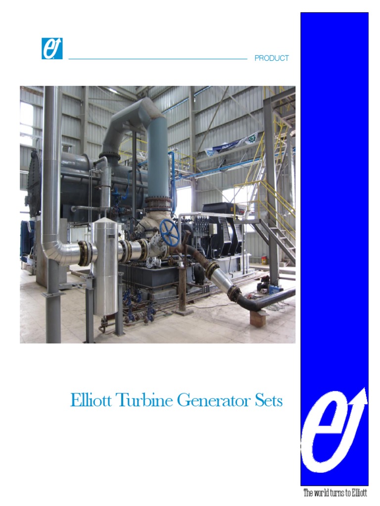 Elliott Steam Turbine Generators Overview | PDF | Electric Generator ...