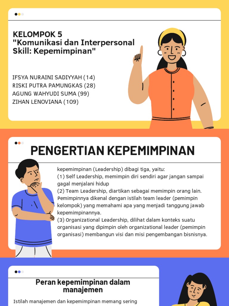 KELOMPOK 5 Komunikasi Dan Interpersonal Skill Kepemimpinan | PDF