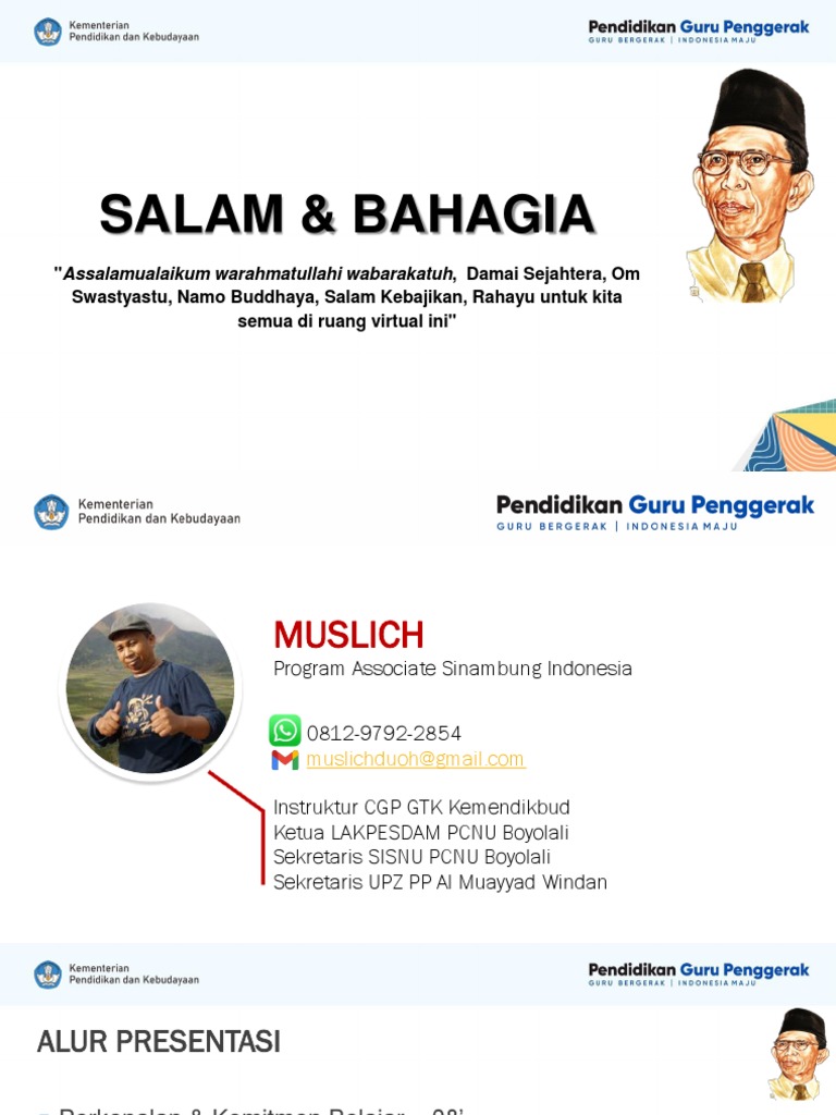 Materi Penyamaan Persepsi CF-CPP - Modul 1.1 - CGP5 - ADH | PDF | Kesehatan Holistik