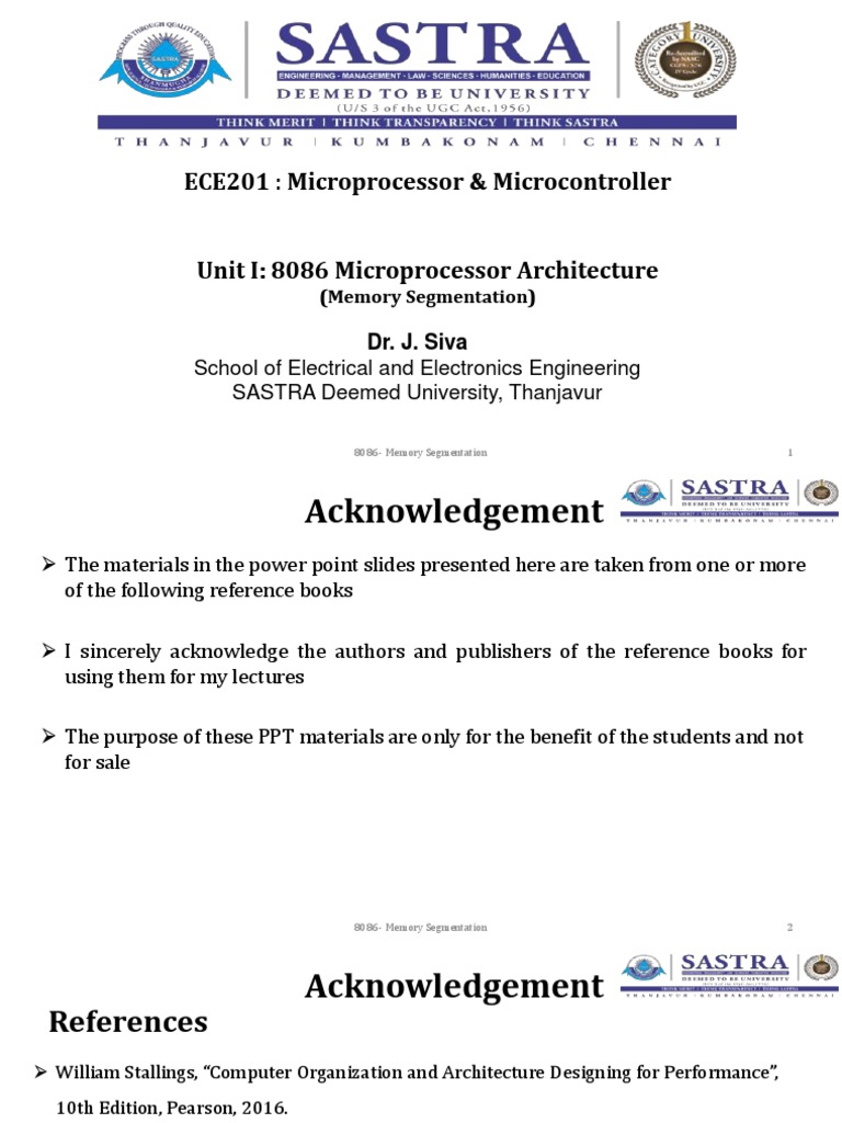 MPMC - Unit I - 8086 - Memory Segmentation | PDF | Classes Of Computers | Computer Data Storage