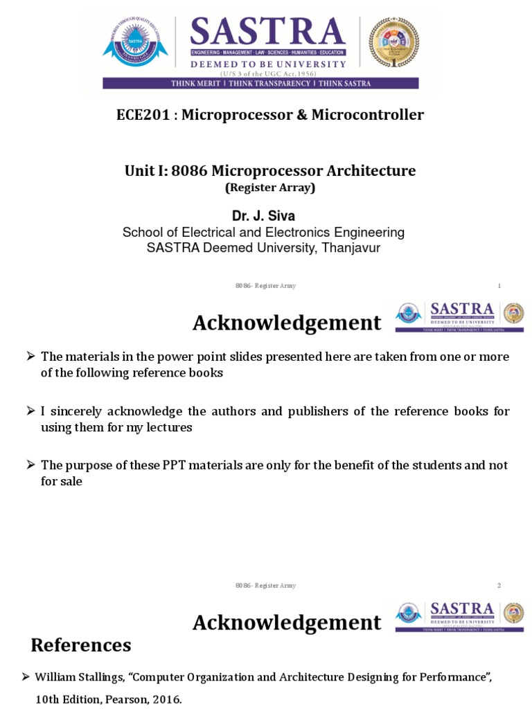 Mpmc Unit I 8086 Registers Pdf Manufactured Goods Computer Architecture 