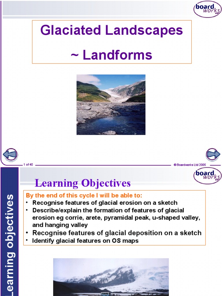 Glacial Erosion and Deposition Guide | PDF