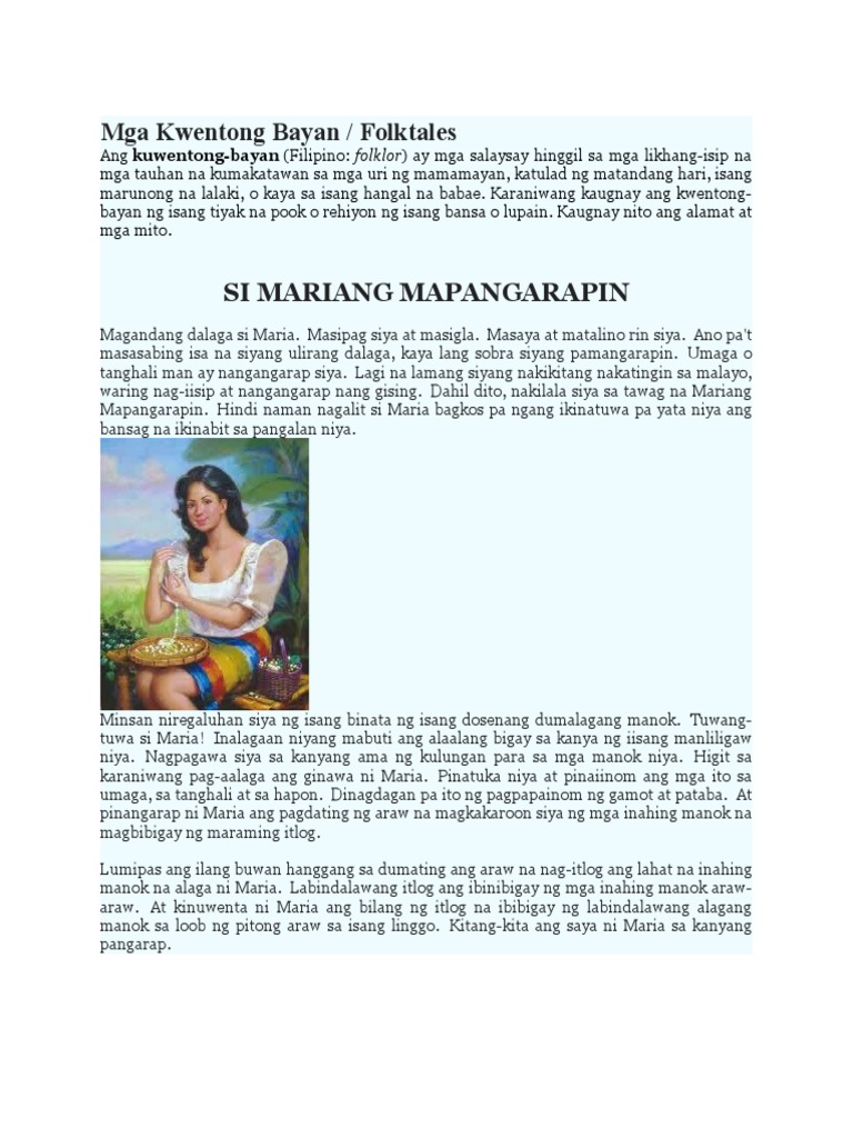 Mga Kwentong Bayan | PDF
