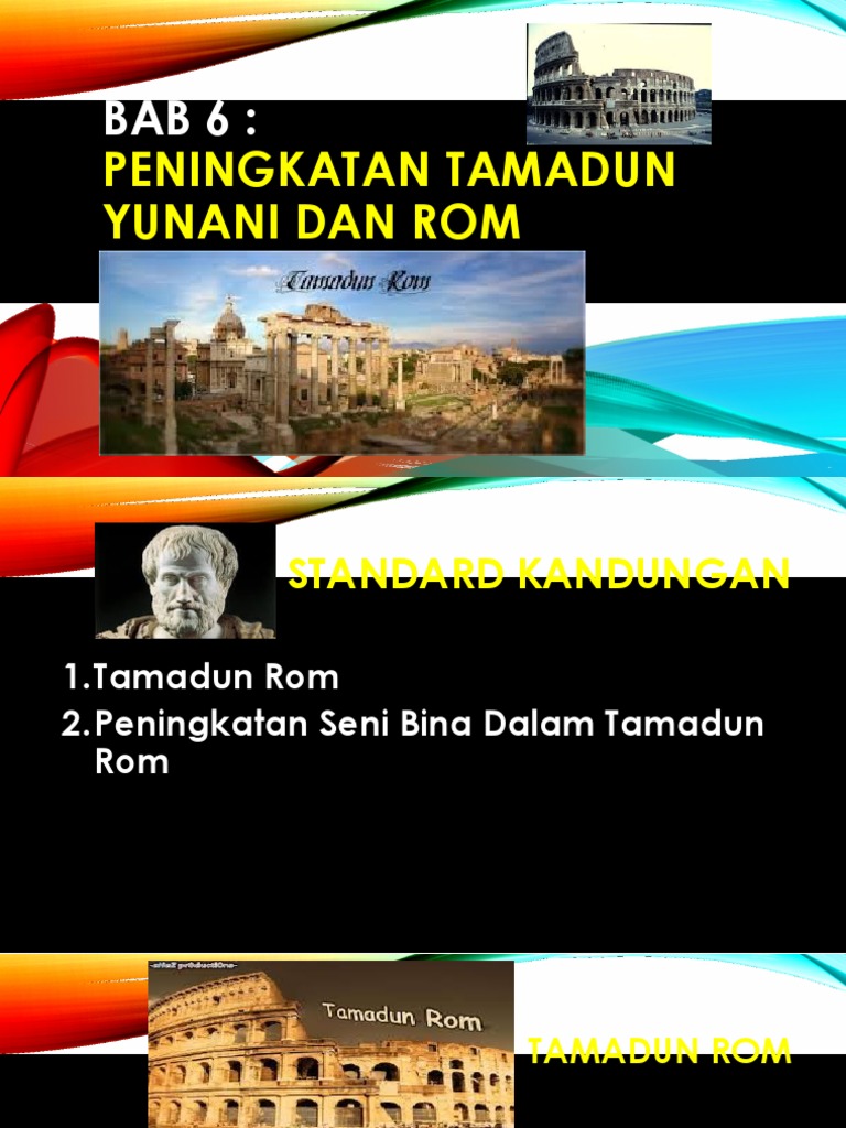 Bab 6 - Tamadun Rom | PDF