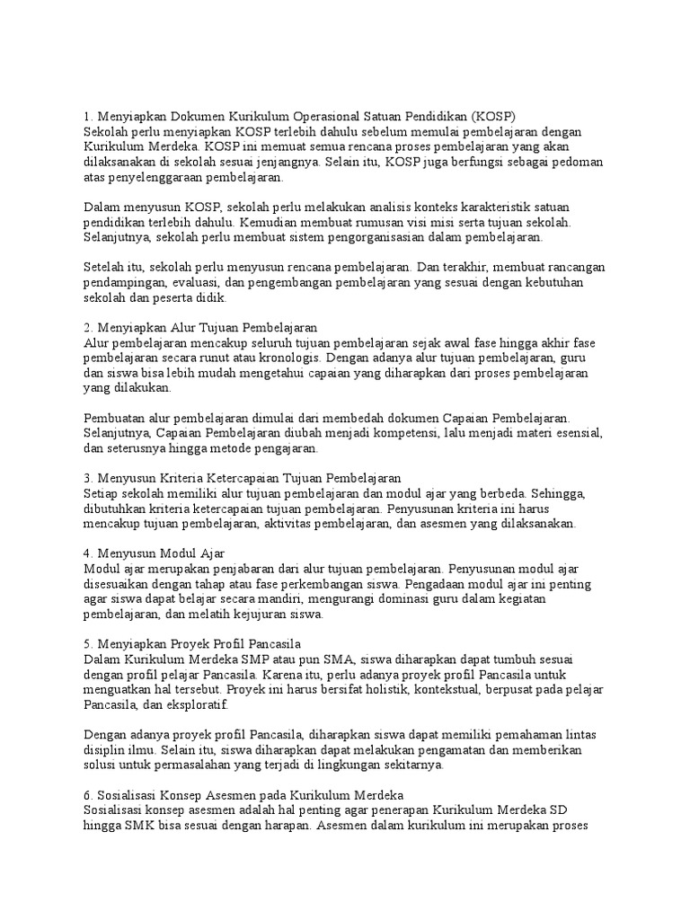 Kurikulum Merdeka | PDF