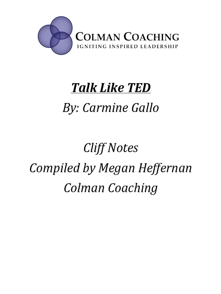 Talk Like Ted | PDF | Gesture | Storytelling