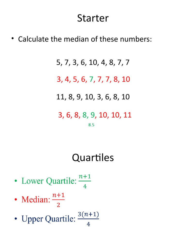 Box Plots and Cumulative Frequency Curves | PDF | Quartile | Statistics