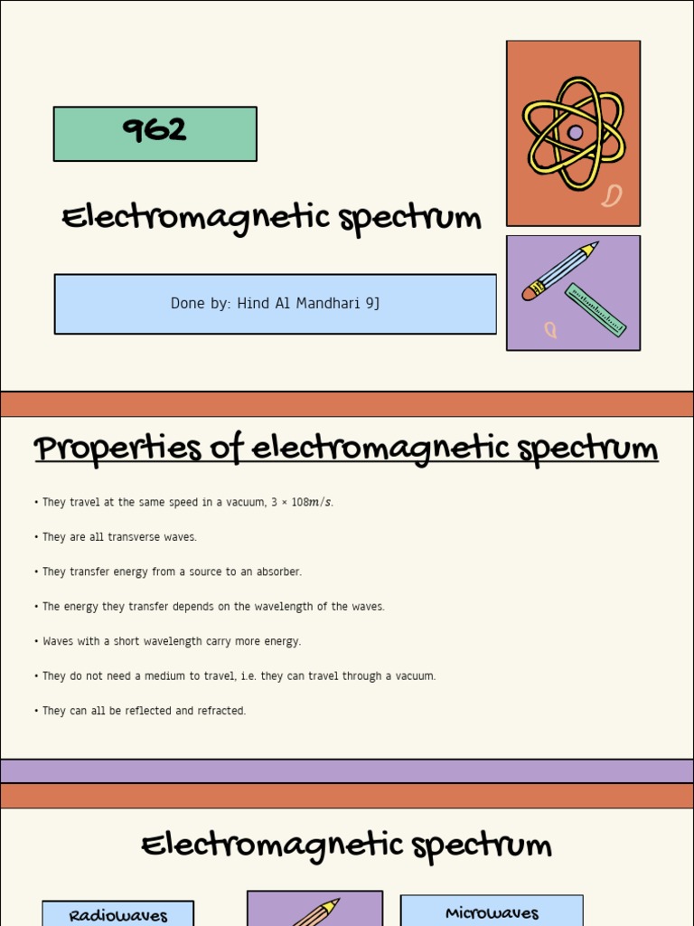 Electromagnetic Spectrum Project (Hind) | PDF | Electromagnetism ...