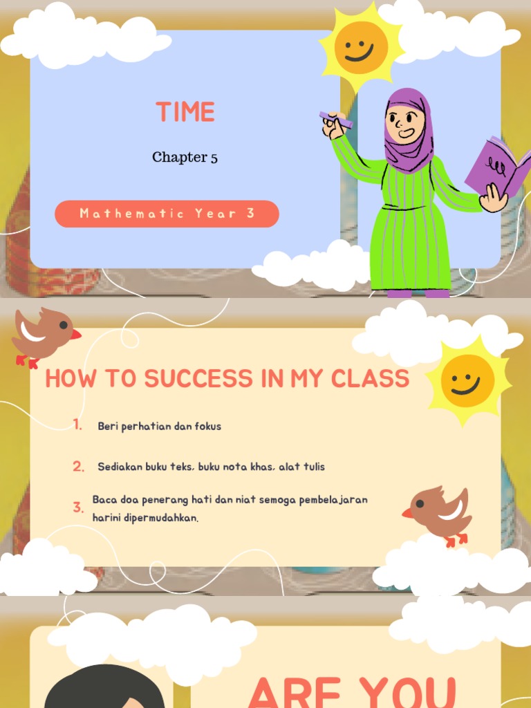 Math Tahun 3 - Masa Dan Waktu (Bab 5) | PDF