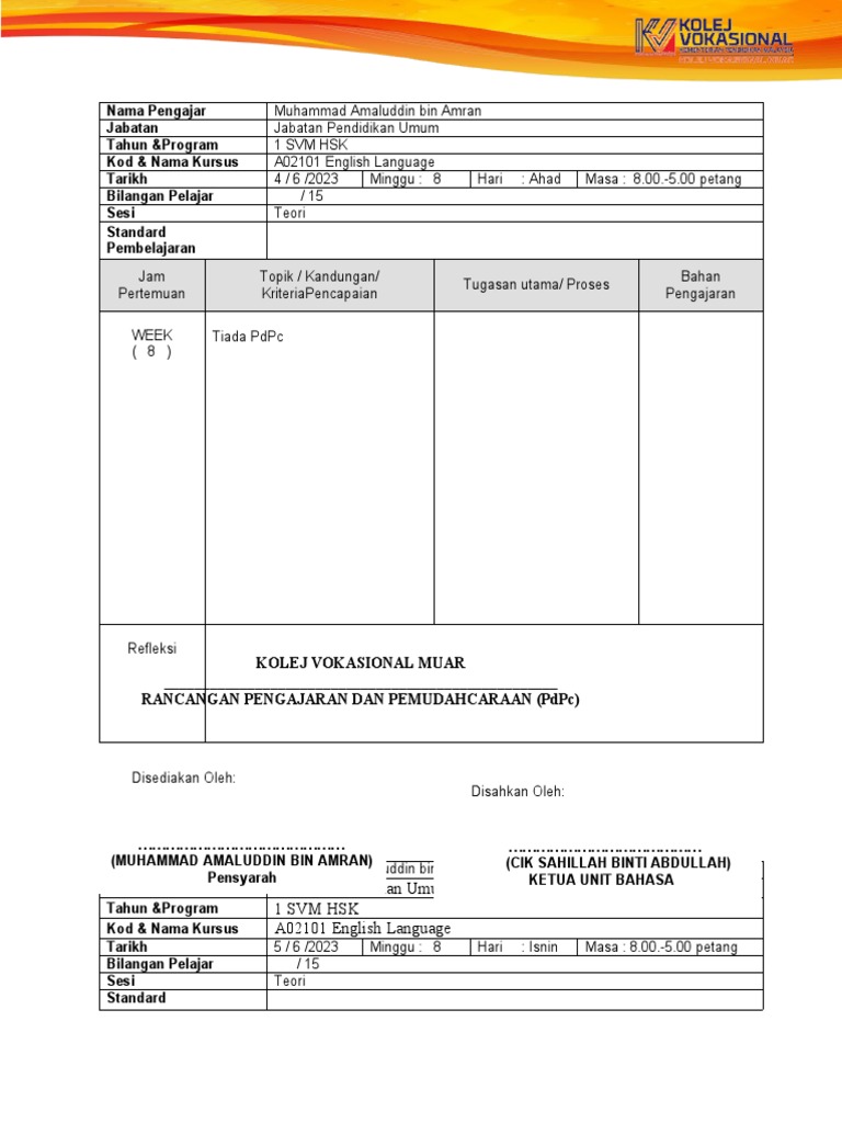 RPH Week 20 | PDF | Karier & Perkembangan | Komputer