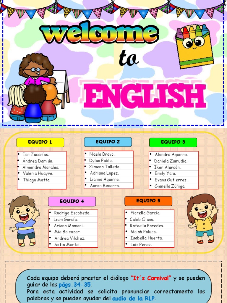 Exposición Inglés - 2° | PDF