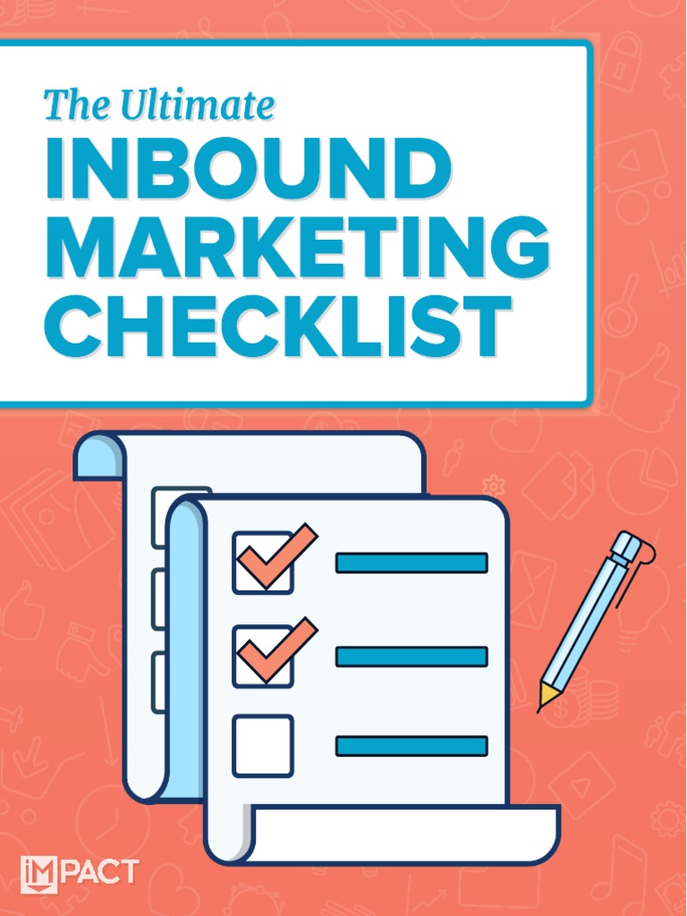 The Ultimate Inbound Marketing Checklist 1 | PDF