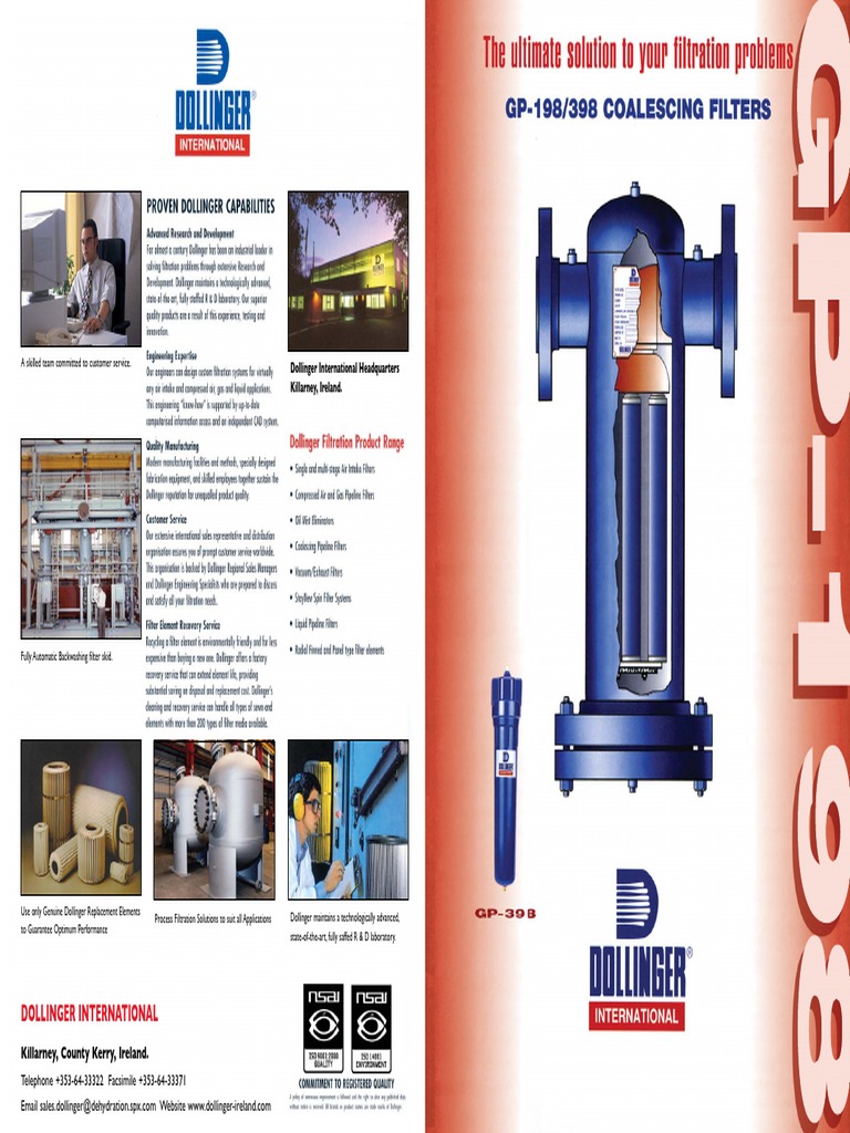 GP-198 Gas Coalescing Filter | PDF