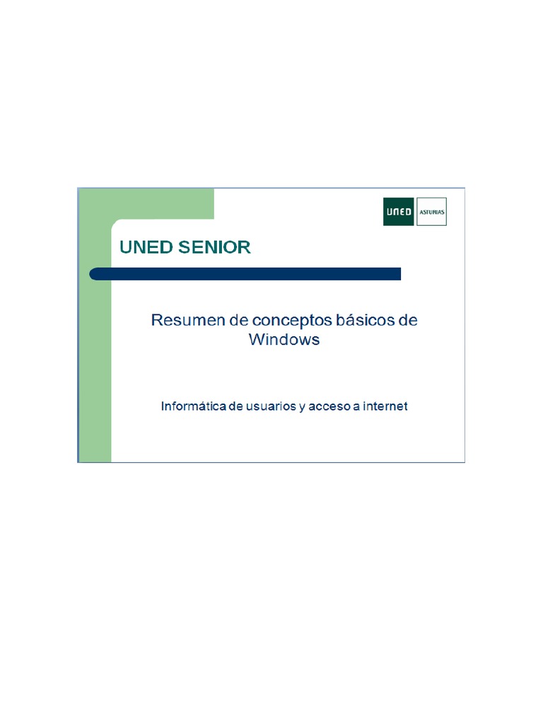 Tema 1_ Introducción y Conceptos Básicos de Windows Qué Es Windows ...