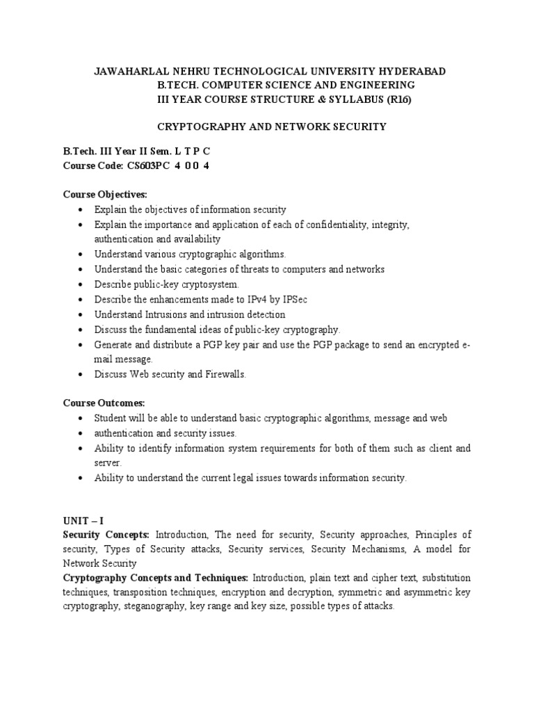 CRNS Syllabus Copy Lab and Subject | PDF | Cryptography | Public Key Cryptography