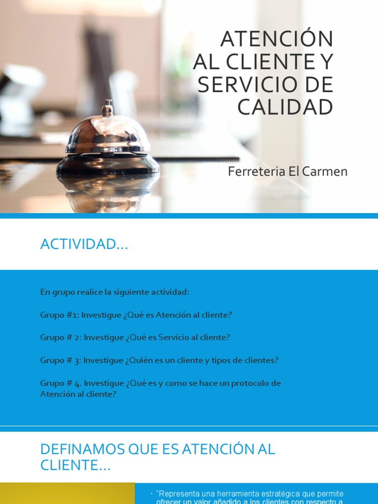 Atención Al Cliente | PDF