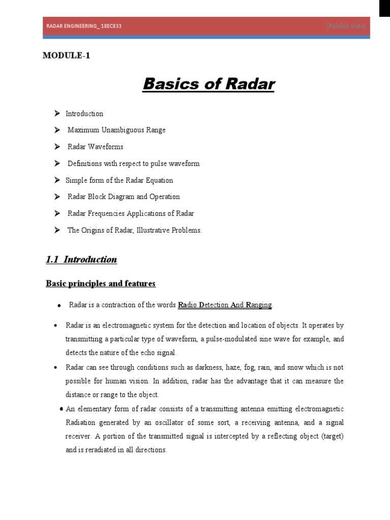 Module 1 | PDF | Science & Mathematics