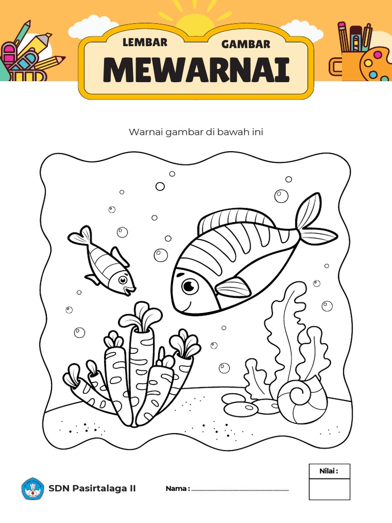 Lembar Mewarnai | PDF