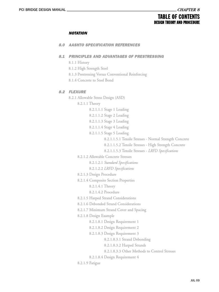 PCI Bridge Design Manual: Chapter 8 | PDF | Technology & Engineering