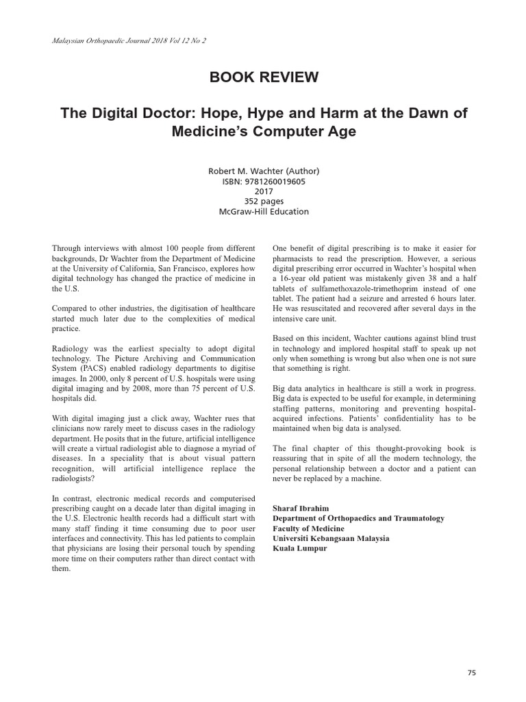 Digital Doctor Pdf