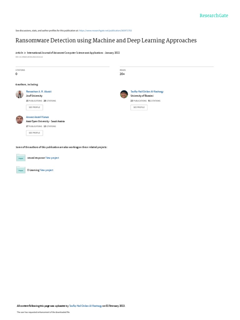 Paper 12-Ransomware Detection Using Machine and Deep Learning ...
