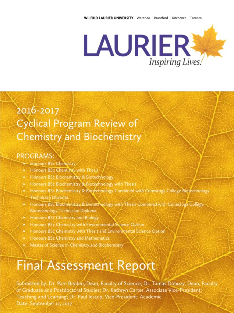 Chemistry Biochemistry Final Assessment Report 2016 17 | PDF Chemistry Biochemistry Final Assessment Report 2016 17 | PDF