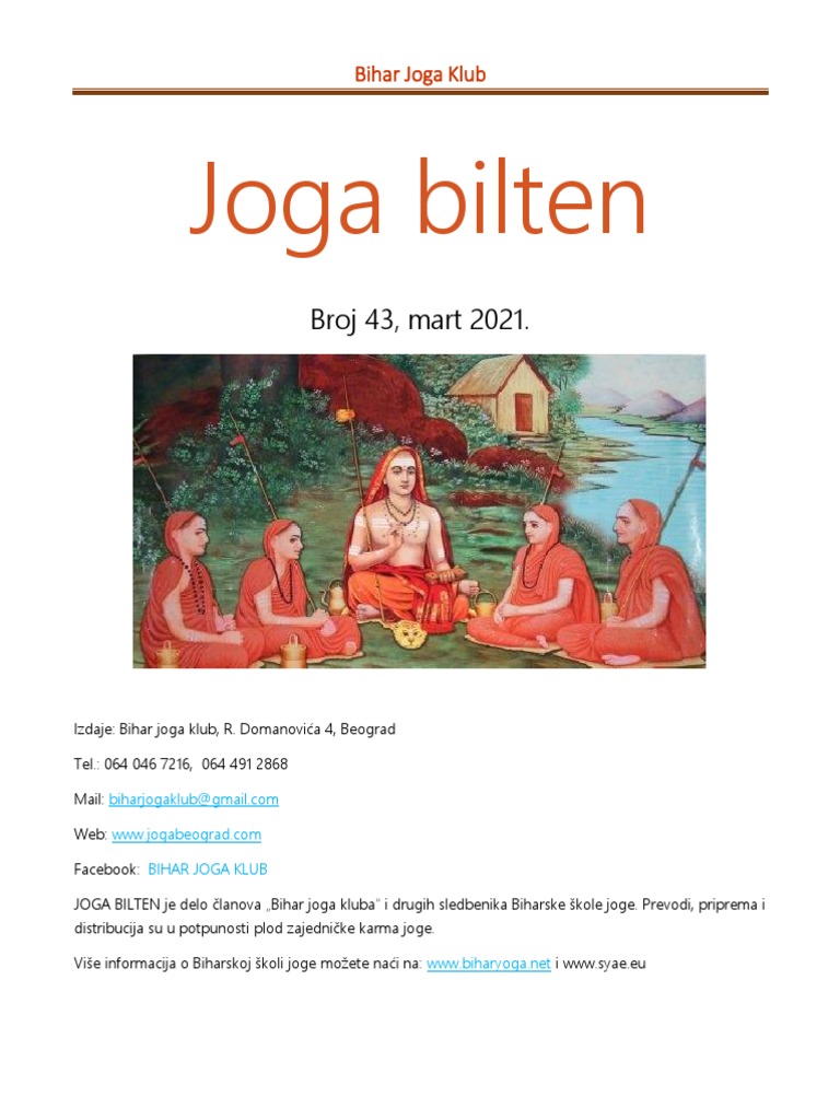 Joga Bilten 43 Sc603e04f32b51c | PDF
