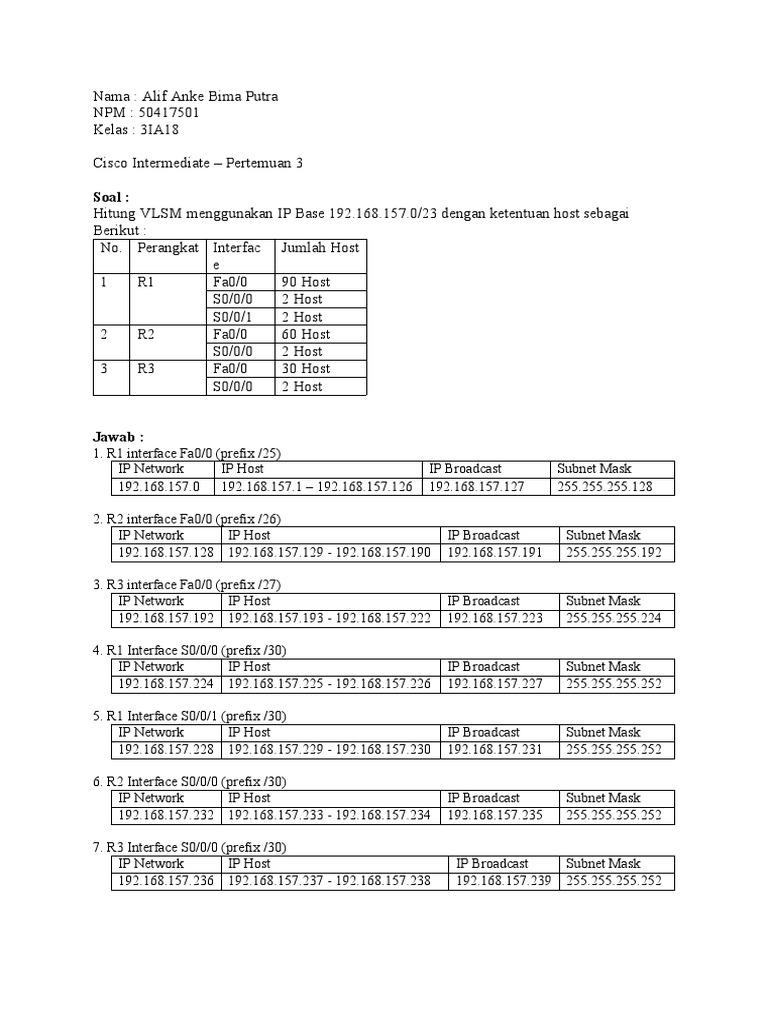 Act1 - Pert3 - Alif Anke Bima Putra - 50417501 | PDF | Komputer
