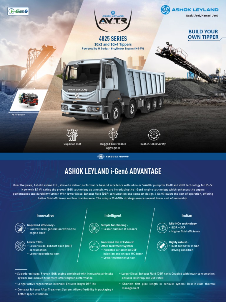 Tipper U 4825 Brochure - 10x4 | PDF