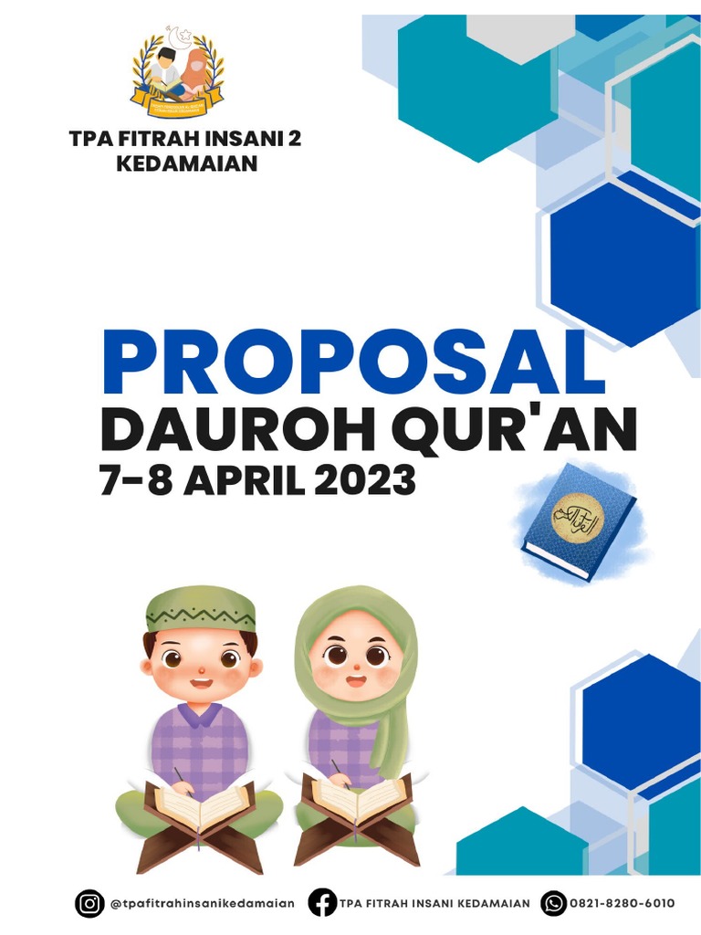 Proposal Dauroh Qur'Qn | PDF