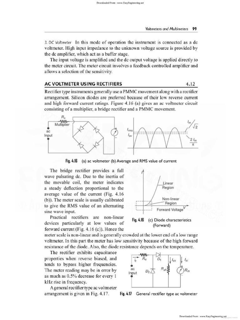 AC Voltmeter | PDF