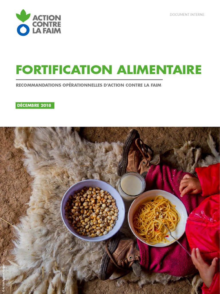 Recommandations sur la Fortification Alimentaire | PDF | Sciences sociales
