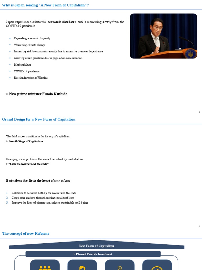 Japan's New Capitalism Strategy Explained | PDF | Business