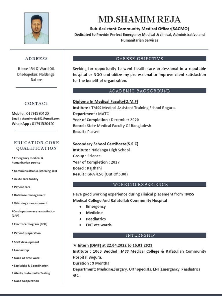 Medical Officer Seeking Opportunities | PDF | Wellness