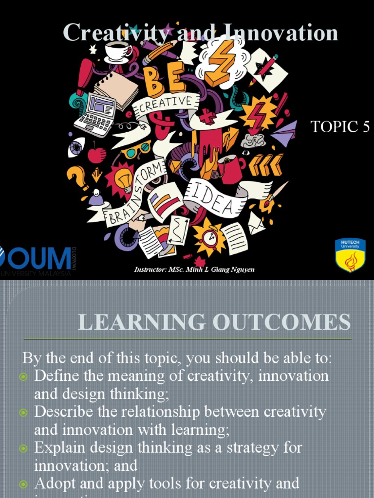 Creativity and Innovation: Topic 5 | PDF | Design Thinking | Creativity