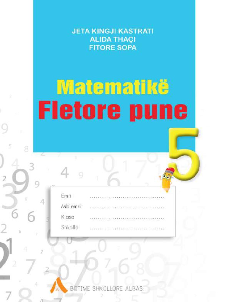 Fletore Pune Matematika 5 | PDF
