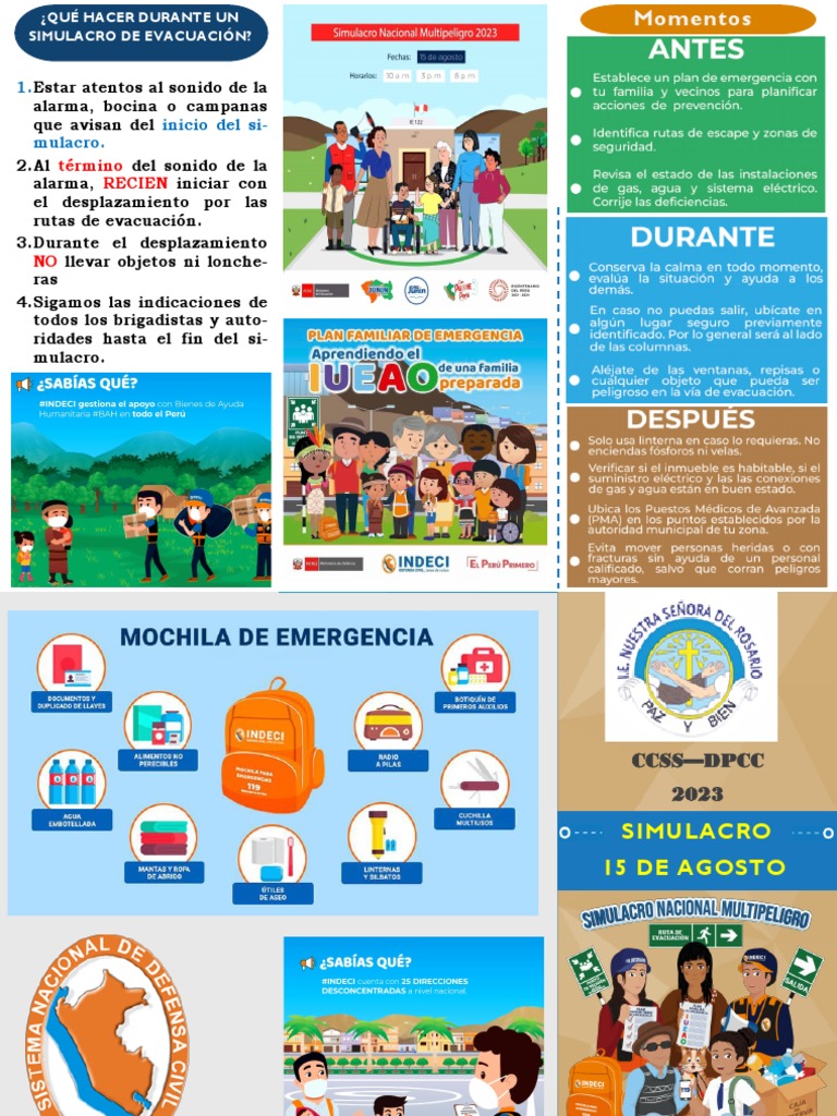 triptico - defensa civil | PDF