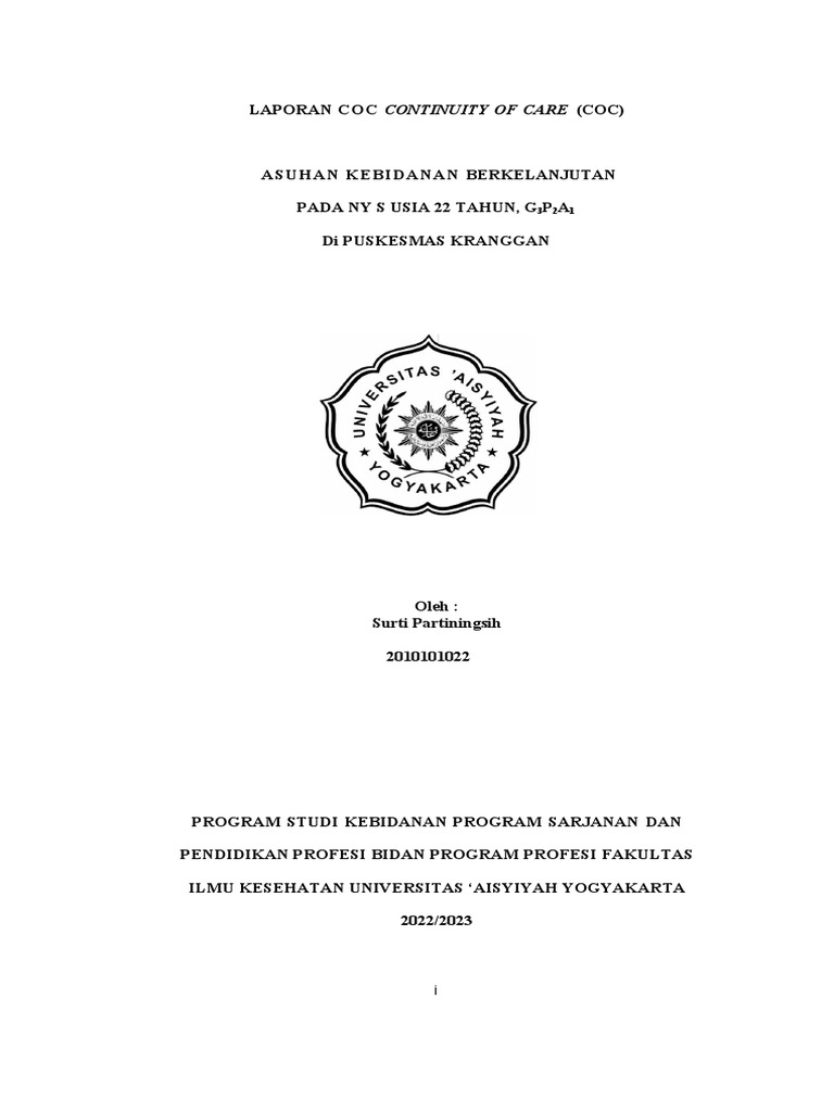 Laporan Coc Sudah Jadi | PDF