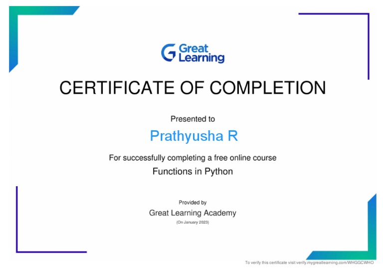 Python Certificate | PDF