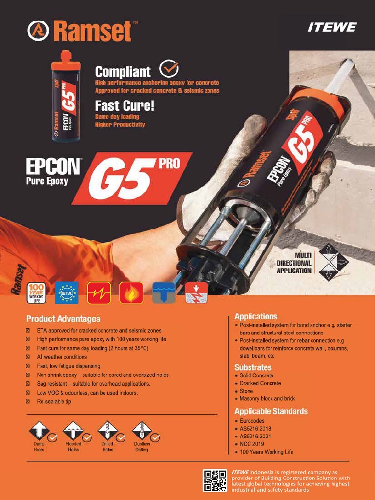 brochure ITEWE Ramset Epcon G5 Pro | PDF