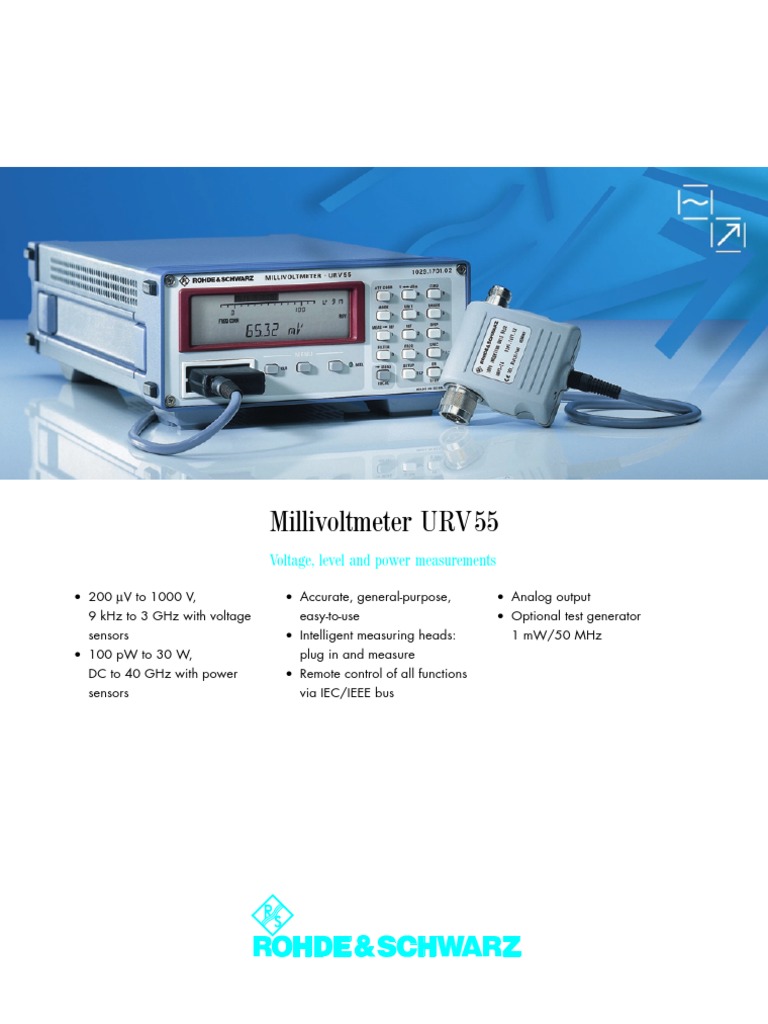 RS URV55 Datasheet | PDF