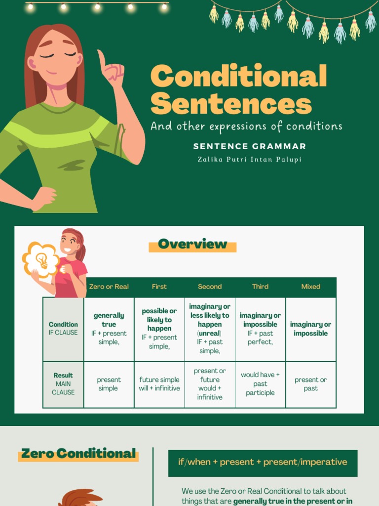 Conditional Sentence | PDF | Syntax | Linguistic Morphology