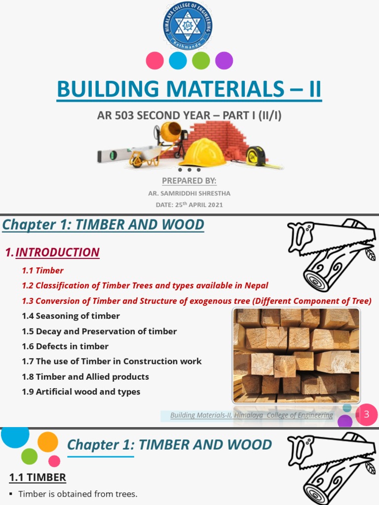 Chapter 1-Timber | PDF