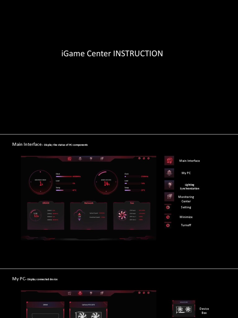 iGameCenter INSTRUCTION | PDF