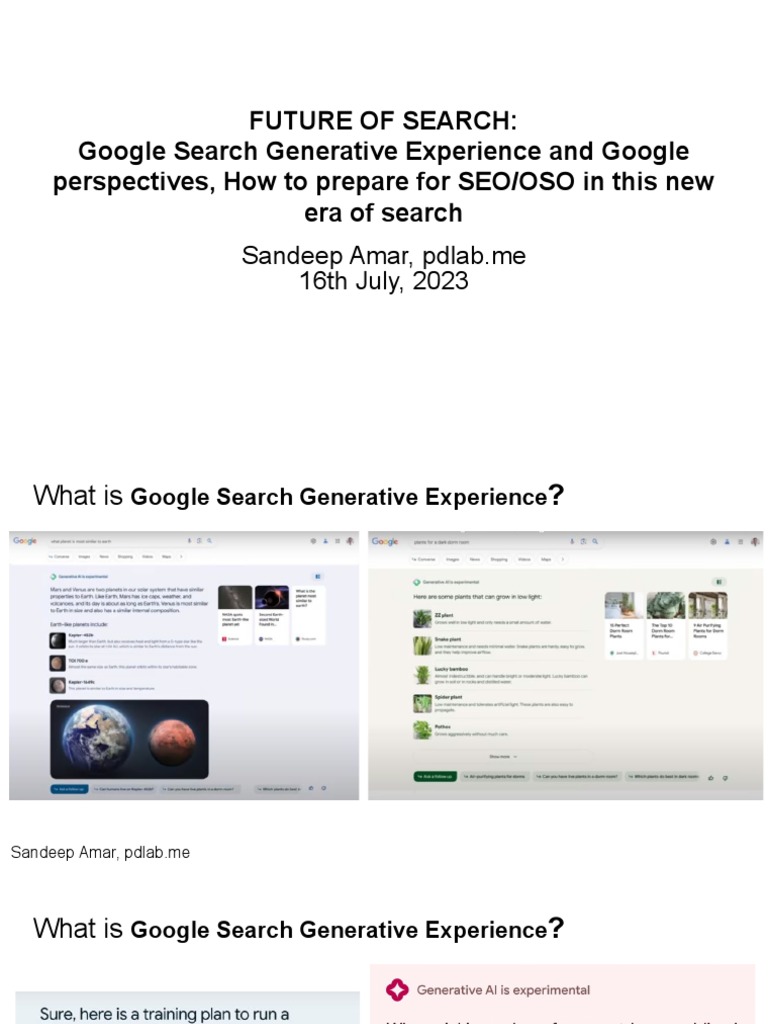 Future of Google Search | PDF