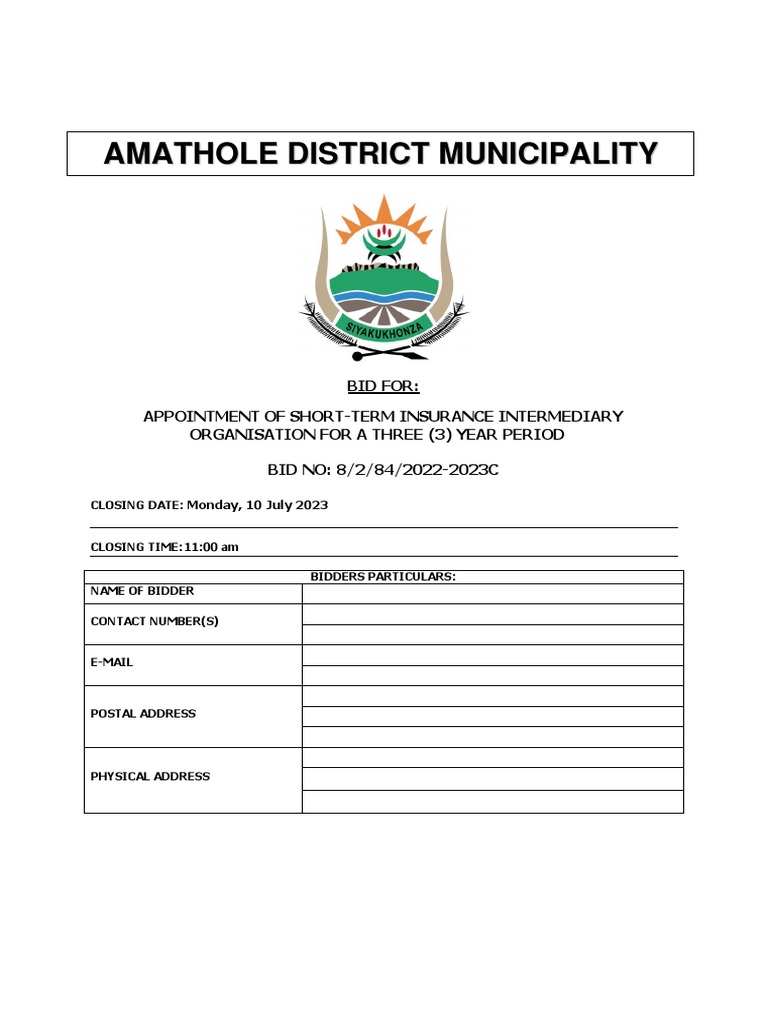 Amathole District Municiaplity | PDF