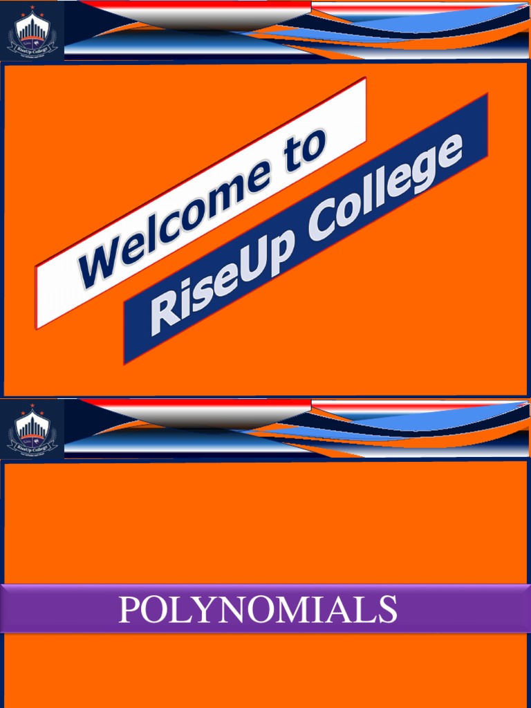 Polynomial Basics for Students | PDF